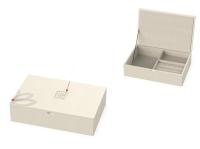 China Hotel Leather Products pu leather guestroom jewelry box with durable design and customizable embossed logo for sale