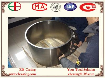 China EB 13049 Cr27 White Iron Throat Liners Centricast Process for Angle Valves Checking OD Di for sale