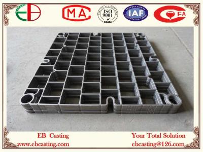 China Cr28Ni45W5 Cast steel Base Trays for Contrinuous Gas Carburiers EB22077 for sale