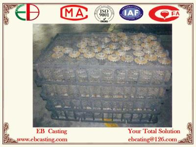 China Heat-resisting Steel Base Trays with Pillars Heat-treating Small Gear Parts  EB22136 for sale