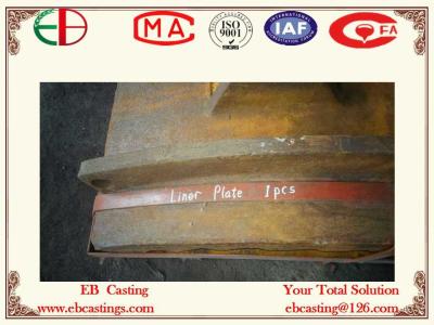 China Austenite Structure Steel M18Cr2Mo Liner Plate Wear Parts for Crushers EB19011 for sale