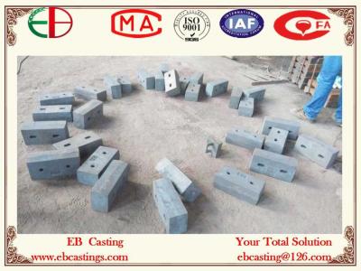 China Cr15Mo3 High Cr White Iron Castings Chute Liners EB11003 for sale