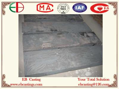 China AS2027 Cr20MoNiCu High Cr Casting White Iron Thick Wear Plates for Impact Crushers EB11006 for sale