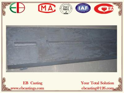 China Good Surface Finish High Cr Casting Thick Plates Blow Bars with Special Heat-treatment Pr for sale