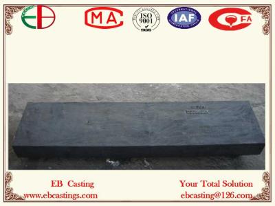 China ISO21988 HBW 600XCr20Mo2Cu High Cr Casting Martensitic White Iron Blow Bar Parts EB11009 for sale