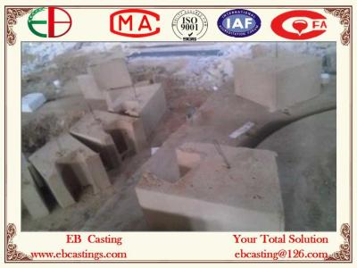 China Big Ring Castings OD3000x ID2500x250mm with CrMo Alloy Steel Castings EB14007 for sale