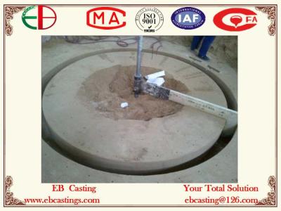 China Molding Process for Large CrMo Alloy Steel Ring Castings up to 5 tons per piece EB14008 for sale