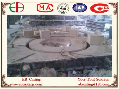 China ZG30CrNiMo Cr Mo Alloy Steel Ring Castings with Sand Molding Process EB14005 for sale
