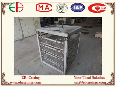China JIS SUS304 Cr18Ni9 Welding Base Trays For Heat-treating Al Parts EB22283 for sale