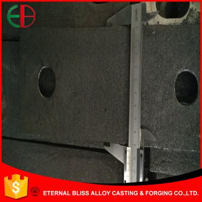 China HBW 480Cr2 Nihard White Iron Mill Liner Casting Dimensional Check EB10025 for sale