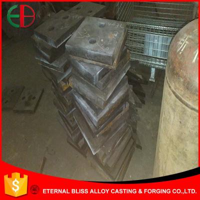 China HBW555Cr9 Square Plates High Hardness Ni-hard Castings EB10022 for sale