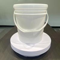 China Personalized Round Plastic Paint Bucket with Snap On Lids for sale