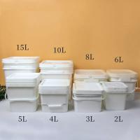 China Eco Friendly Printable Polymer Food Grade Buckets With Custom Logo For Food Storage for sale
