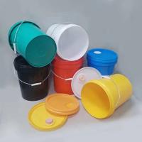 China Durable Plastic Paint Pails For Paint Customization 5 Quart Paint Bucket for sale