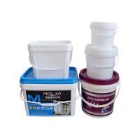 China Snap On Lid Plastic Latex Paint Bucket With Lid Customized Branding for sale