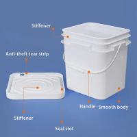 China Sample Offered Plastic Lubricating Oil Bucket 16L 18L 25L 30L For Customization for sale