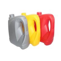 China Customizable Secure Plastic Engine Oil Bottle With Stackable Lid for sale
