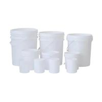 China Round Plastic Bucket With Lid For Seed Storage Plastic Pails With Lids for sale