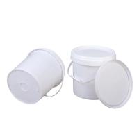 China Round Plastic Bucket With Lid For Seed Storage Plastic Pails With Lids for sale