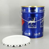 China Customized Galvanized Paint Bucket With CMYK/PANTONE/Customized Outside Printing For Industrial Use for sale