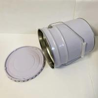 China Iron Metal Paint Bucket With Removable Lids And Custom Logo For Industrial Use for sale