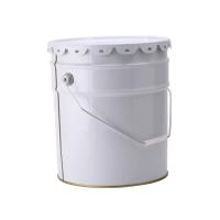 China Heavy Duty Corrosion Resistant Metal Paint Bucket And Lid With Metal Handle for sale