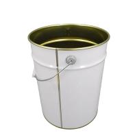 China 67g-1364g Net Weight Paint Bucket Metal With Removable Lid Rust Resistant for sale