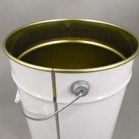 China 43cm Height 20l Paint Tin With Removable Lid And Metal Handle For Industrial Storage for sale