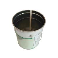 China 0.38mm Recyclable Paint Bucket Metal Container 3 Gallon Steel Pail for sale
