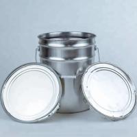 China 1L-40L Anti Rusting Eco Friendly Open Head Steel Pail For Paint Storage for sale