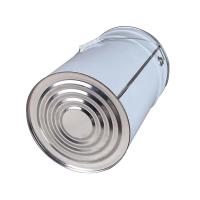 China Custom Tin Paint tinplate pails With Lid 10L-50L Volume Airtight No Leakage 12-43cm Height White Silver for sale