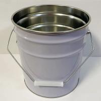 China Rustproof And Durable Metallic Coating Metal Paint Bucket With Metal Handle for sale