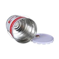 China Customizable Metal Tinplate Pails Painted Steel Conical Pail For Storage for sale
