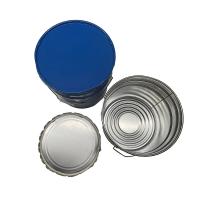 China 12-43cm Height Sturdy Metal Lubricating Oil Bucket With Waterproof Coating for sale