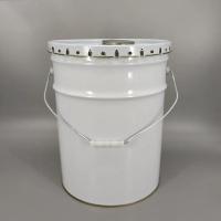 China Metal Oil Lubricant Industrial Metal Bucket 1-40L Capacity With Screw Caps for sale