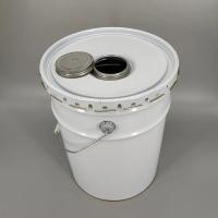 China Cylindrical Rust Resistant Metal Lubricating Oil Bucket 1L-40L  Tinplate Pails for sale