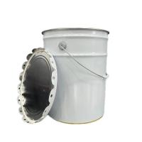 China Metal Oil Storage Tinplate Pails With Screw Cap For Lubricant Grease Asphalt for sale