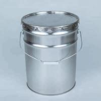 China Heavy Duty Steel Handle 5 Gallon Metal Paint Bucket Tight Lid Seal And Cylindrical Shape for sale