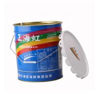 China Silver Galvanized Iron Seed Storage Open Head Steel Pail With Snap On Lid And Yard Outdoor for sale