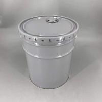 China Iron Round Metal Paint Bucket With Lid Customizable Offset Printing Tinplate Pail for sale