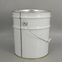 China Leak Proof Iron Metal Paint Bucket With Lid 15L  Paint Pail With Lid for sale
