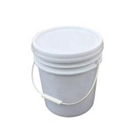China Personalised Printed Round 5 Gallon Plastic Container With Lid Snap On for sale