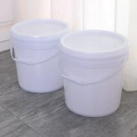 China Lightweight Storage Round Plastic Bucket With Handles 5-30 Gallons for sale