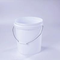 China Heavy Duty White Round Plastic Bucket With Lid 5-30 Gallon round plastic pail for sale