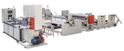China 250m/Min Toilet Paper Tissue Rewinder Machine By Touch Screen for sale