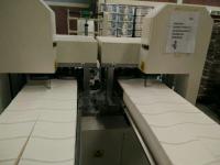 China Quarter Fold Paper Tissue Napkin Making Embossing Machine AC380V 50HZ 4KW for sale