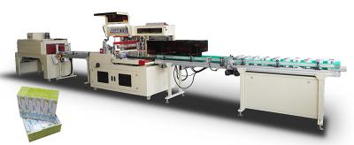 China Side Sealing Shrink Facial Tissue Box Tissue Paper Packing Machine 380V for sale