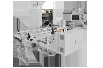 China Automatic Handle Sticking Box Tissue Converting Machine 50cuts/Min for sale