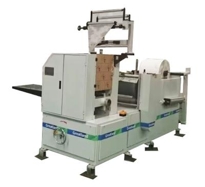 China Automatic Counting Tall Fold Embossed Napkin Paper Napkin Machine 410x285mm for sale