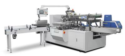 China HMI PLC Tissue Box Packing Facial Tissue Machine 0-100 Boxes/Min for sale